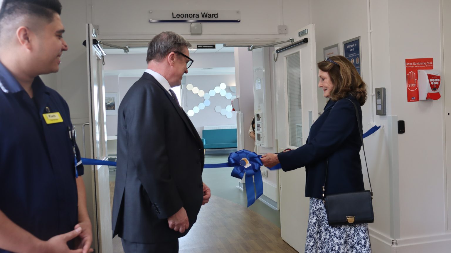Lady Leonora, Countess of Lichfield, visits Royal Hospital for Neuro ...